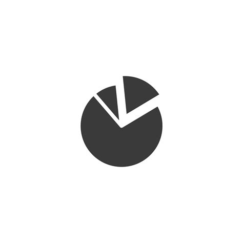 Vector Sign Of The Pie Symbol Is Isolated On A White Background Pie