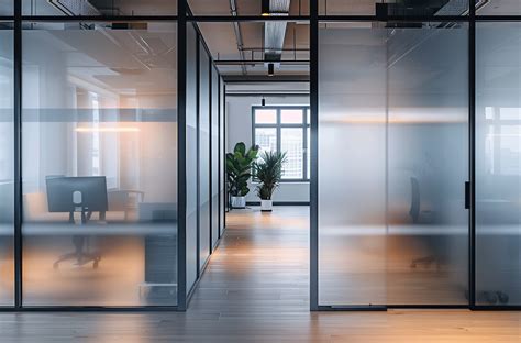 Why Should You Use Frosted Glass Office Partitions Office Work Design