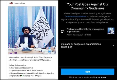 Afghanistan Muslim Instagram Users Complain About Censorship Middle