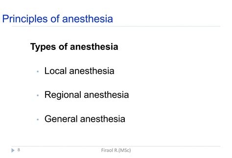 4 principles of anesthesia pptx