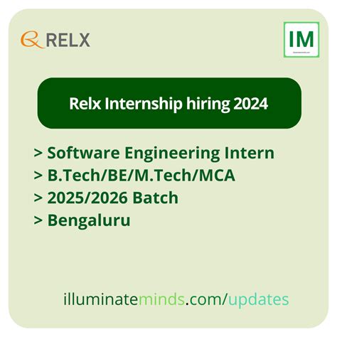 Relx Internship Hiring 2024 Software Engineering Intern Btechbemtechmca 20252026