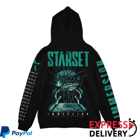 Starset Store Merch Immersion Fall Tour Hoodie Newest Fashion Trends