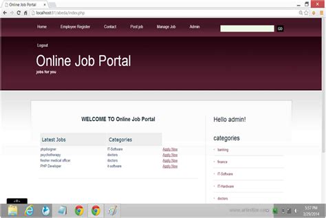 A Project Report On Online Job Portal 1000 Projects