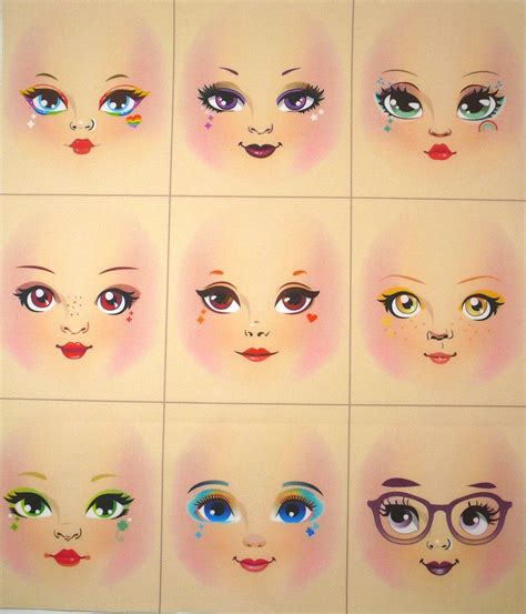 Doll Faces For Cloth Dolls At Genlunablog Blog
