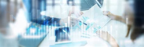 Trading And Market Analysis With Data Visualization On A Wide Banner