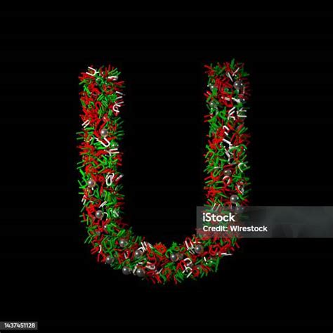 黒い背景に散在するクリスマスの文字とシンボル 3dのストックフォトや画像を多数ご用意 3d アルファベット イラストレーション