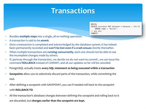 Postgresql An Introduction Pptx