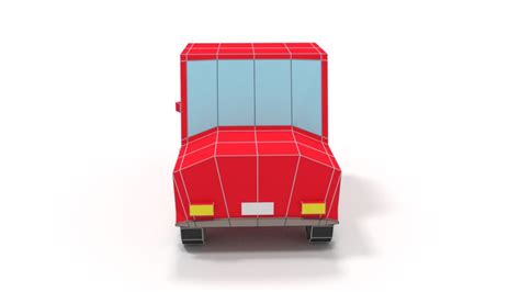 낮은 폴리 만화 자동차 3d 모델 6 3ds Dae Fbx Unknown Obj Stl Blend Free3d