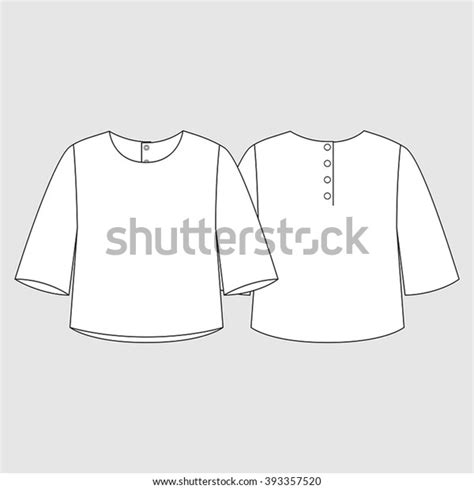 Womenswear Activewear Fashion Technical Sketches Over 44 Royalty Free