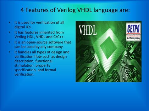 Ppt Difference Between Verilog Training And Vhdl Training Course