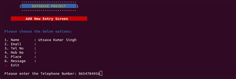 Github Utsavasinghcommand Line Database Tool Database Is A Bash Shell Based Tool That Is