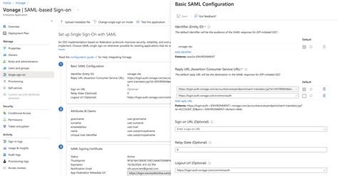 Vonage Business AU Answer Single Sign On For Vonage Business Communications