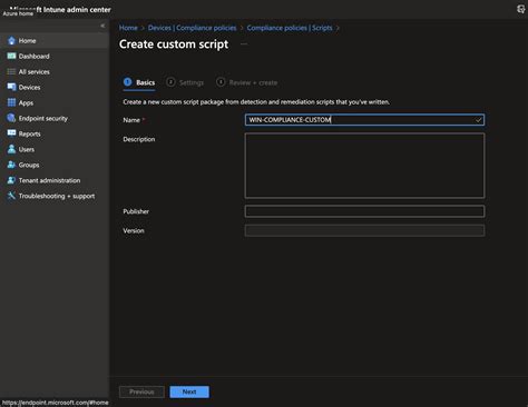 How To Use Custom Compliance Script Example Script Modern Device