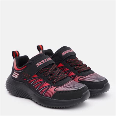 Детские кроссовки для мальчика Skechers 403737L BKRD 28.5 Черные ...