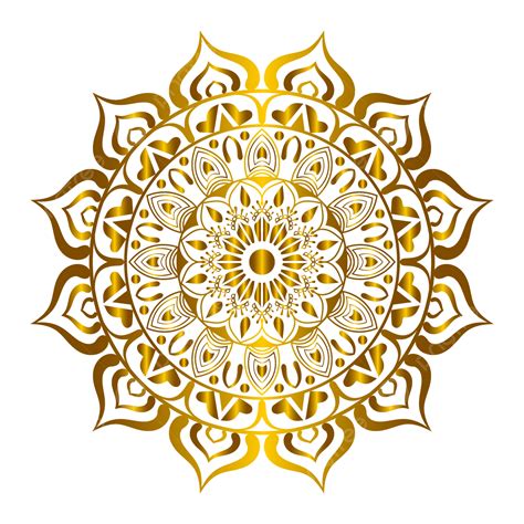Luxury Ornamental Mandala Vector Png Images Luxury Mandala Golden Png