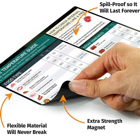 Minimum Internal Cooking Temperatures Chart