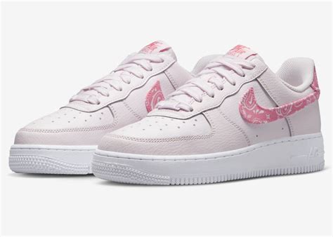 Nike Air Force Low Pink Paisley Fd Release Date Where To