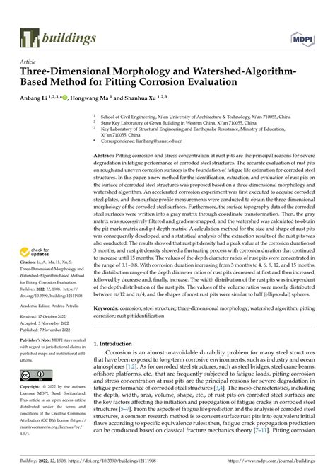 Pdf Three Dimensional Morphology And Watershed Algorithm Based Method
