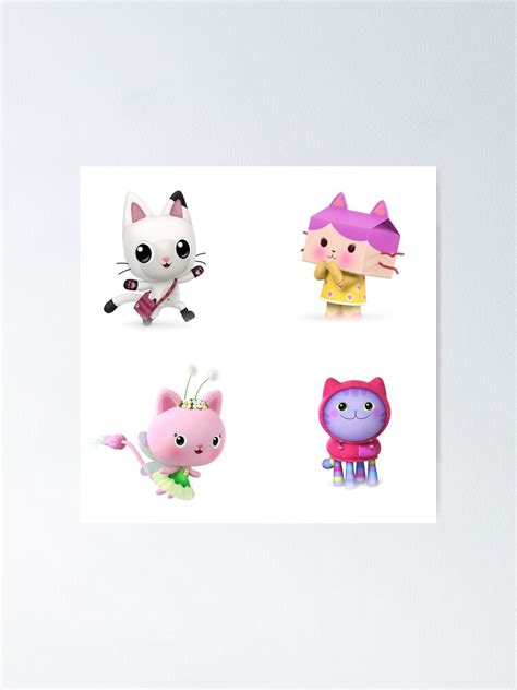 Gabby Dollhouse Sticker Pack Gabby S Dollhouse Poster For Sale By