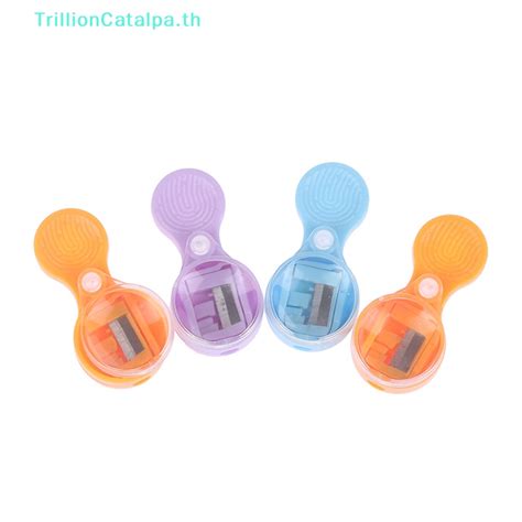 Trillioncatalpa กบเหลาดินสอ ขนาดเล็ก 2 มม แบบพกพา 4 ชิ้น Shopee Thailand
