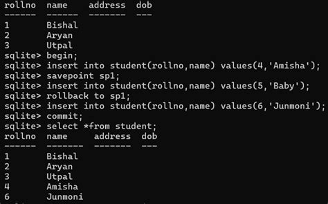 COMMIT, ROLLBACK and SAVEPOINT in SQL|TCL commands-COMMIT, ROLLBACK and SAVEPOINT - Computer ...