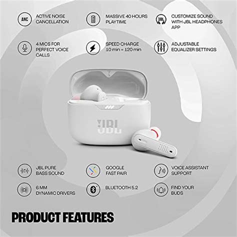 Jbl Tune Nc Tws Active Noise Cancellation Earbuds With Mic Massive Hrs Playtime With