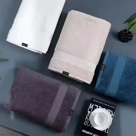 Wholesale Bathrobe 100 Cotton Luxury Hotel Bath Towel Plain Cotton Bath