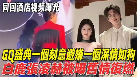 白鹿張淩赫被曝舊情復燃！gq盛典一個刻意避嫌，一個深情如狗！同回酒店視頻曝光引熱議！白鹿張淩赫娛樂大贏家 Youtube