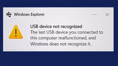 Fix Usb Device Not Recognized In Windows 1110 How To Solve Usb Device Not Recognized 5