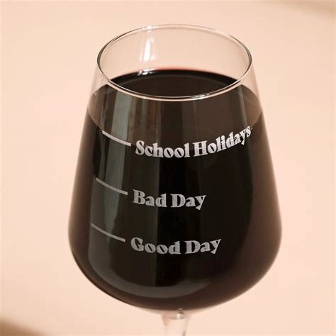 Personalised Measure Wine Glass Lisa Angel