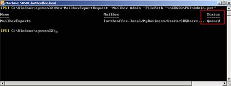 Export Exchange Mailbox To PST Step By Step PowerShell
