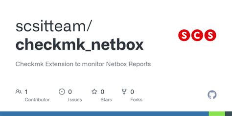issues · scsitteam checkmk netbox · github