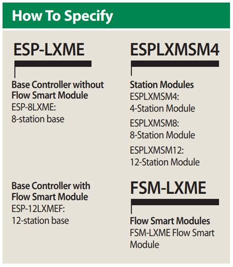 esp lxme and esp lxmef modular controllers rain bird