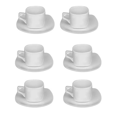سيت فنجان قهوة مع صحن 6 قطع Coffee Cup And Saucer 6 Pcs Set مسواگ