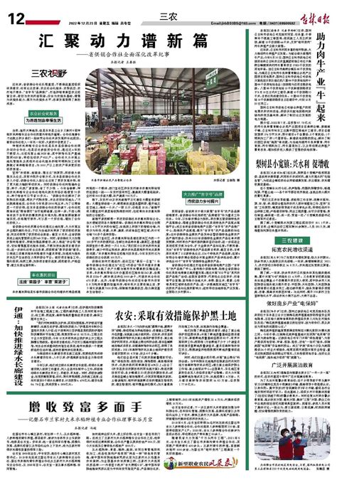 吉林日报 助力肉牛产业牛起来