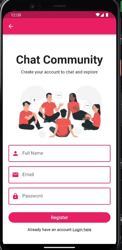 a community chat app made using flutter and firebase