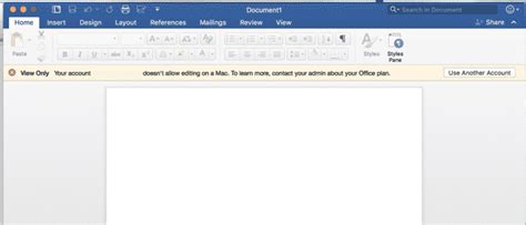 Fix Account Doesnt Allow Editing On A Mac Microsoft Office Saint