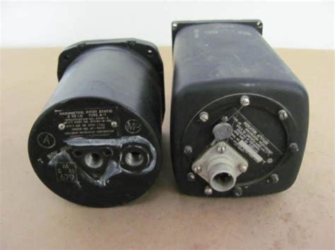 Sell 1950s60s Military Jet Fighter Attitude Indicator And Machmeter In