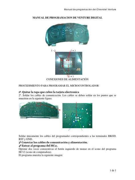 Manual De Programacion De Venture Modificado E2 Pdf Bienes