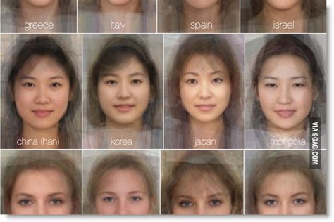 世界各国の女性の平均顔はこんな感じらしい。モーフィングしたのかな？ただしサンプル数など詳細不明。 ブログのネタ関係