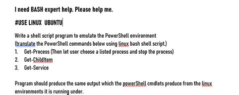 Solved I Need Bash Expert Help Please Help Me Use Linux