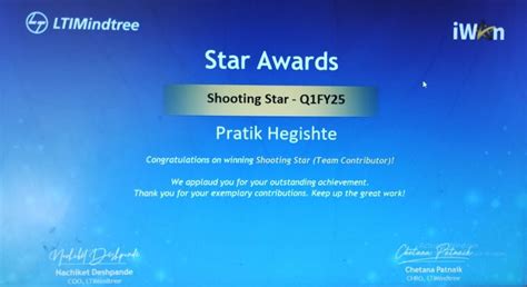 Pratik Hegishte On Linkedin Hi All I Am Grateful And Honored To