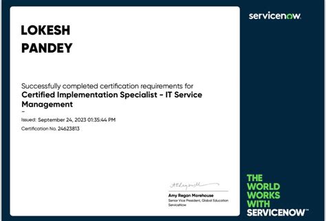 Lokesh Pandey On Linkedin Servicenow Certification Itsm Cis 28