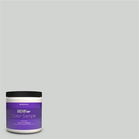 Behr Premium Plus 8 Oz Ppu26 11 Platinum Eggshell Enamel Interior