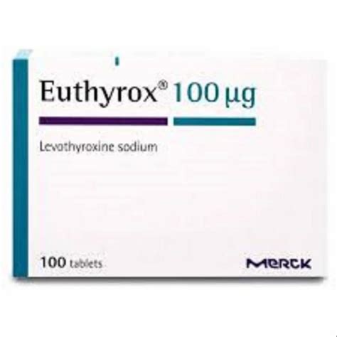 Euthyrox 100mcg Tablets At ₹ 150 Bottle Levothyroxine Sodium Tablets