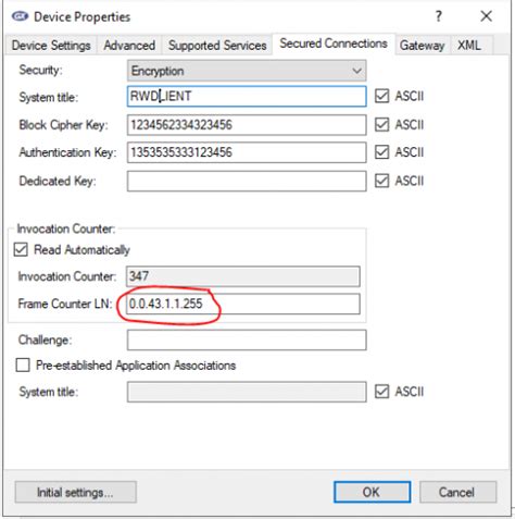 Secured Connection In Serial Java With Frame Counter For DLMS Smart