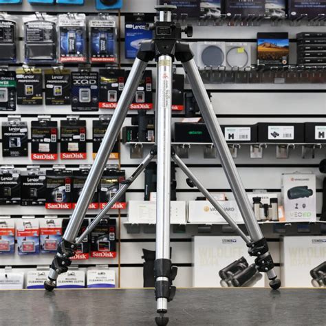 Used Manfrotto 075 Professional Tripod Legs Wind Up Lever Missing