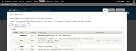 Hostknox Drupal Modules Tutorial