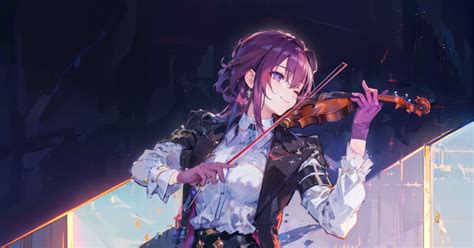 Girl Honkai Star Rail Beautiful Girl Kafka Play Violin Pixiv