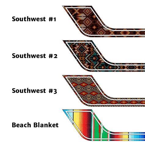 Ford Bronco Retro Blanket Pattern Sidehood Graphics Kit Redline